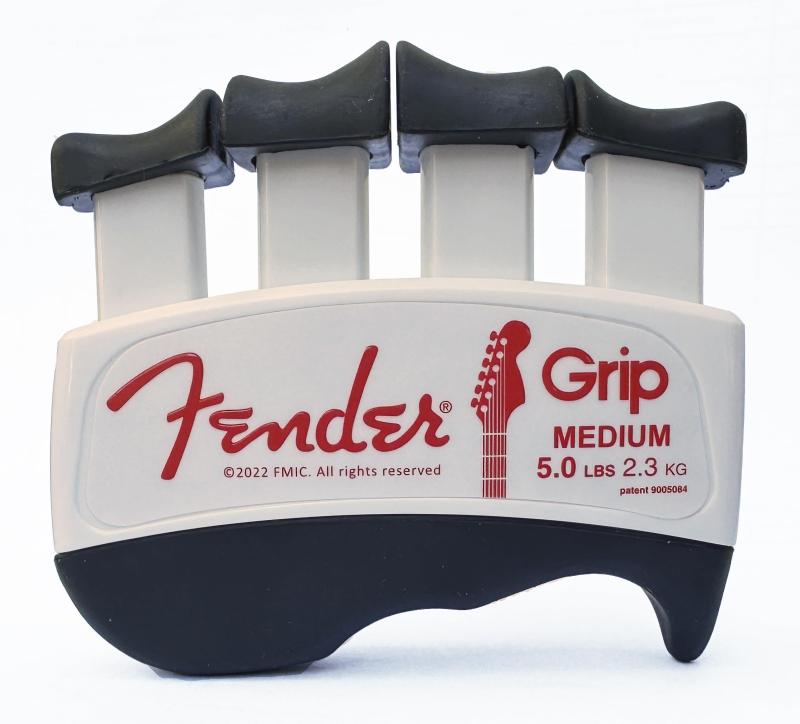 Fender GRIP ハンド&amp;フィンガーエクササイザー (ミディアム - 5ポンド / 2.3kg) – 最高の人間工学的フィンガーストレングスナー すべての弦楽器(ギター、ベース、バイオリンなど)の演奏を向フェンダー – 世界最...