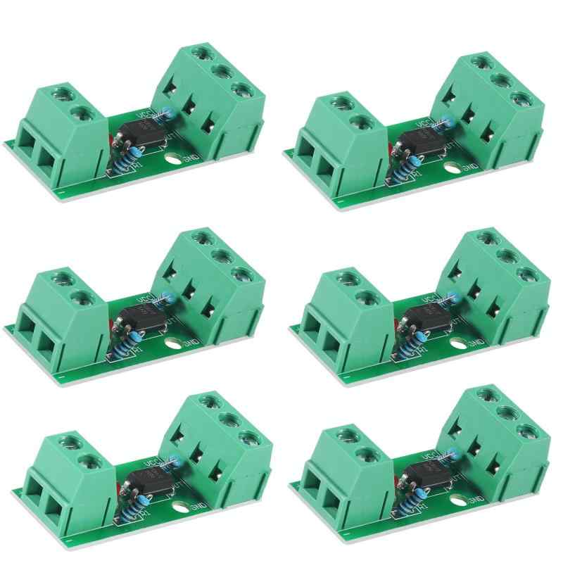 6個 PC817 1チャンネル光カプラ絶縁板電圧変換器アダプタモジュール、3.6-30V、1チャンネル