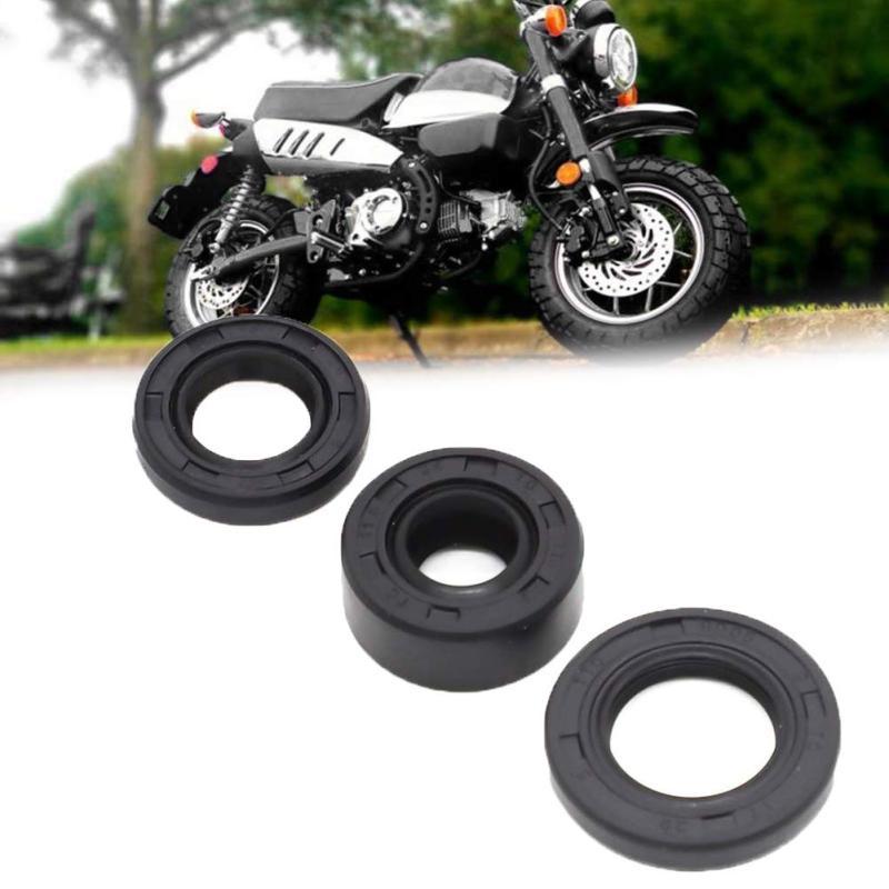 ALPHA RIDER 2色 エンジン オイルシール HONDA ホンダ モンキー (MONKEY) / ゴリラ に適用 オートバイ バイク用 カウンターシャフト部、キックスタータスピンドル部、ギヤシフトスピンドル部対応 O材質：高品質のゴ...