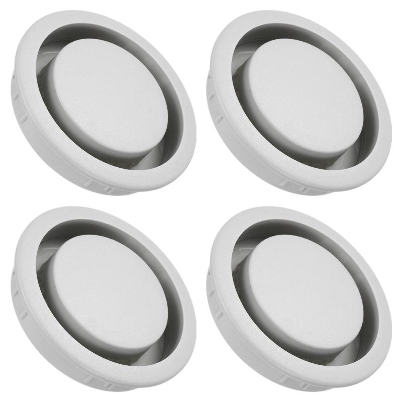 PATIKIL 換気口 ラウンドベントカバー A B S エアベントカバー 換気部品 自然換気 換気装置 住宅改修 バスルーム キッチン 壁際 ホーム用1素材：利点：エアベントカバーはAB Sプラスチック製で、強固で耐久性があり、通気性があ...