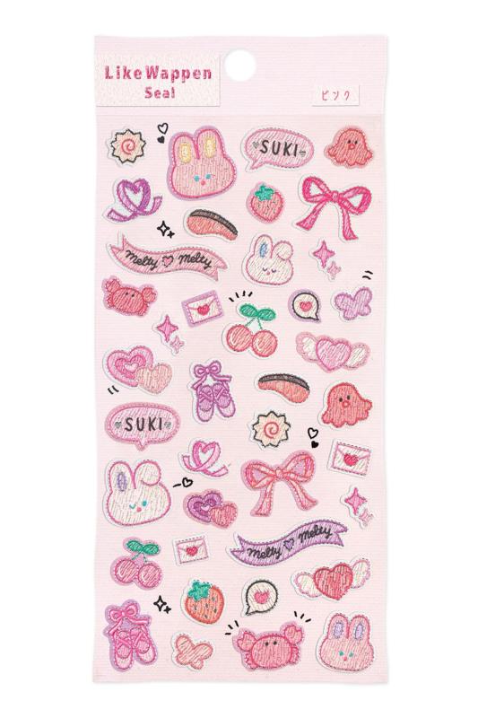 シール 可愛い 刺繍ステッカー キラキラ 2D刺繍シール エンボスステッカー 6枚選択可 クマ/アルパカ/恐竜/ウサギ柄 コート紙+PVCエコ素材 おしゃれ 貼り付け可 子供 DIY用 贈り物 女の子手帳