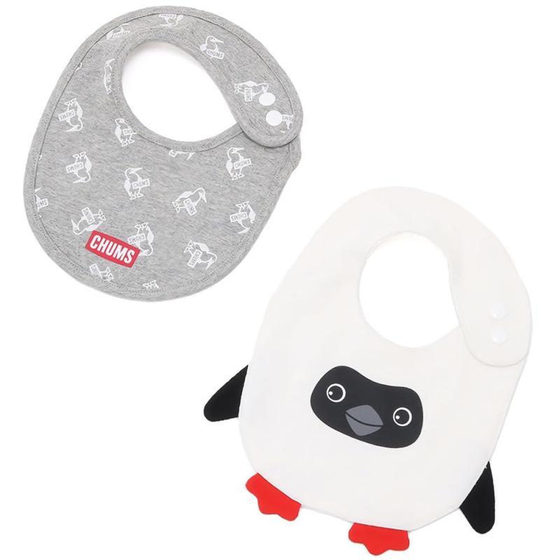 [チャムス] ベビービブセット CH27-1039【サイズ （約）】 本体 W19×H24(cm) 　商品により、若干の個体差が生じます。【素材】 表地 Cotton100%【重量 （約）】 29g(1枚あたり)【原産国】 中国