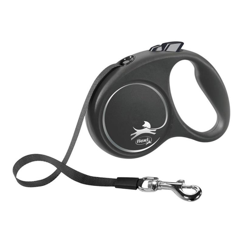 フレキシ (flexi) ブラックデザイン テープ [犬用リード]ドイツ生まれのフレキシリードは世界60か国で1億人以上に愛用されている伸縮リードの世界的リーディングブランドです。ブラックデザインシリーズは、人間工学に基づいた握りやすい設計...