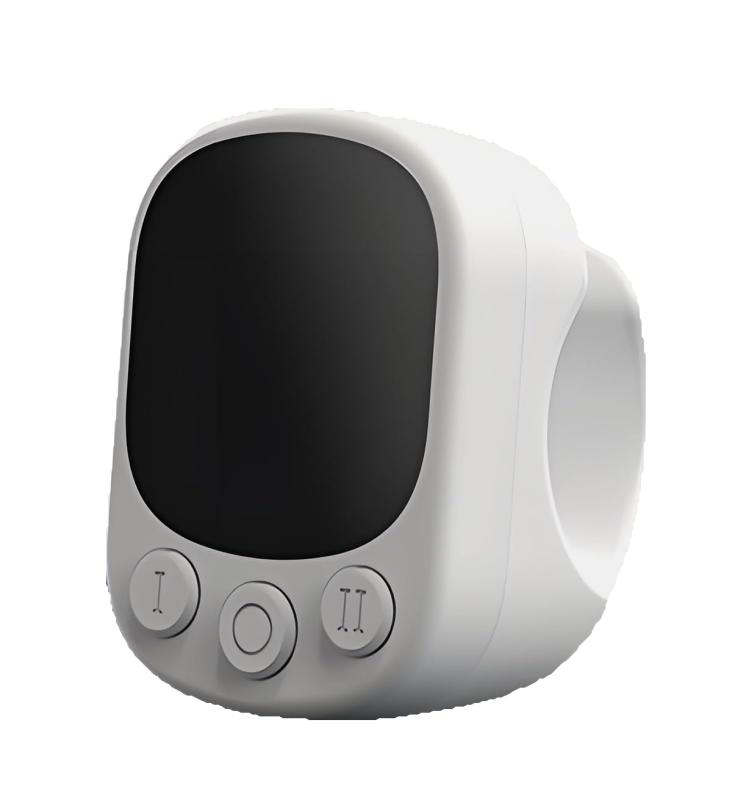 【指輪型エアマウス】 Bluetooth5.4 タッチスクリーン iOS/Android/スマホ/タブレット対応 人間工学 12.5g超軽量 遠隔操作 マルチ機能 在宅/通勤/旅先 動画視聴/写真撮影/小説を読む/音楽を切り替え【高速なBl...