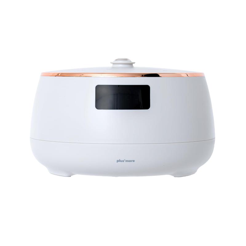 plusmore（プラスモア）湿度コントロール 超音波式加湿器 ペットボトル自動給水機能付 PEXHF003大きい加湿器は置きたくない、でも容量はたっぷり欲しい。そんな人に嬉しい、ペットボトルで自動で給水してくれる新しい加湿器です。オフタイ...
