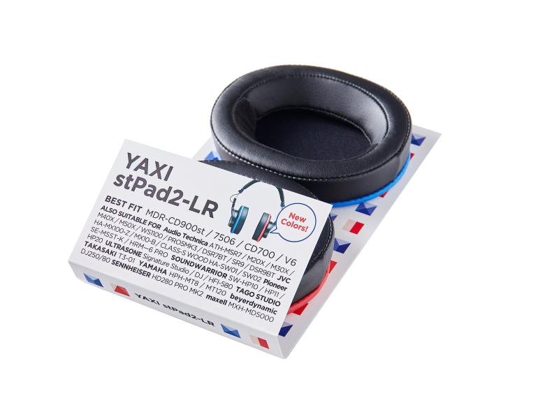 YAXI stPad2-LR イヤーパッド (900st,7506等に交換可能)抗菌物質を加えた抗菌レザーを採用ウレタンは反射の起きやすいドーム状に加工し、より聴きやすい音を提案内径部分は音の反射量を考慮し、前：レザー、後：アルカンターラと...