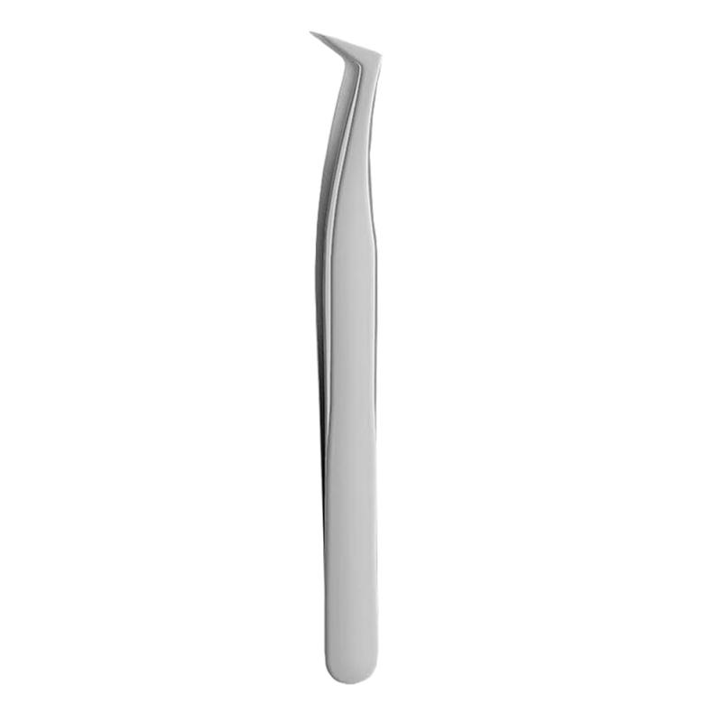 Bodermincer 先曲がりピンセット ピンセット 精密 ピンセット まつ毛 ネイル ピンセット まつ毛 ピンセット 束 カーブタイプ 材質ステンレス 05セット内容：で精密毛抜き*1本、プラスチック収納ボックス*1個。精密ピンセットは...