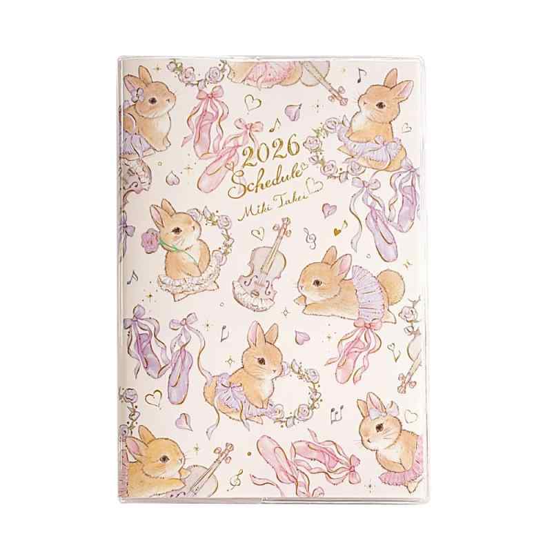 クローズピン たけいみき 手帳 2026年 A6 マンスリー