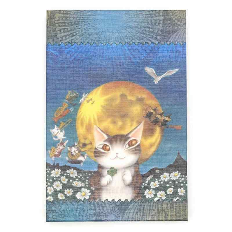 [わちふぃーるど] 猫のダヤン ダヤン 奉書紙2枚重ね 片面24P 文字あり文字無し短冊シール各1枚付き 御朱印帖奉書紙2枚重ね 片面24P 文字あり文字無し短冊シール各1枚付き 御朱印帖