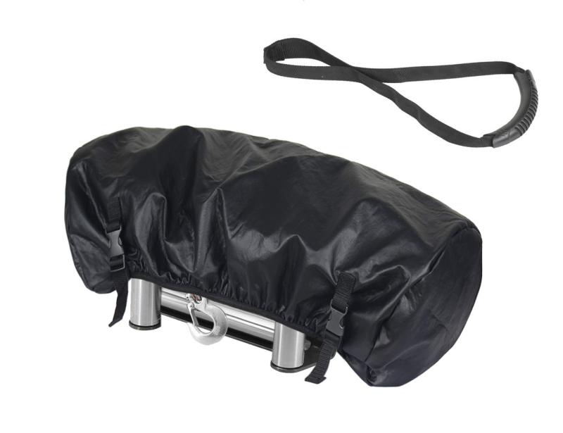 Explore Land 防水ユニバーサルウインチカバー - 防塵ウインチカバー耐久性のある防水ビニール製。UV安定処理が施されており、ウインチカバーとして十分に丈夫で傷がつきません。防水裏地でウインチを完全にドライに保ちます。 ウインチの...