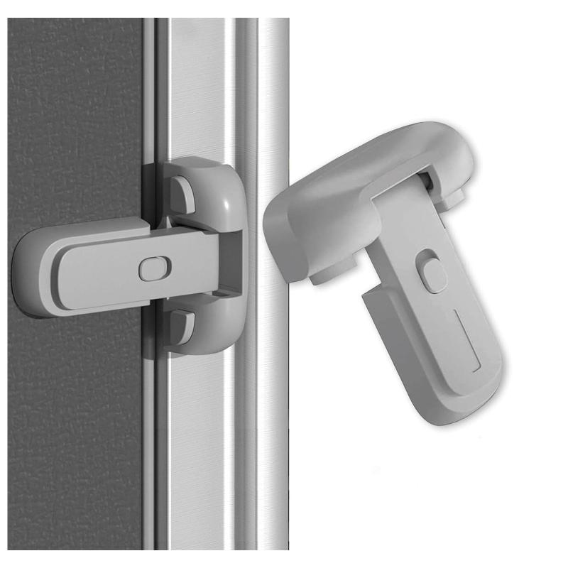 Mirhua 冷蔵庫ロック｜常時オートロック/ノーマルオープン切替可能｜段差・斜面設置対応｜チャイルドロック機能｜認知症介護・地震対策に最適｜強力粘着・簡単取り付け【冷蔵庫ロック】のご利用をお勧めするケース： 子供のつまみ食いやいたずらを防...