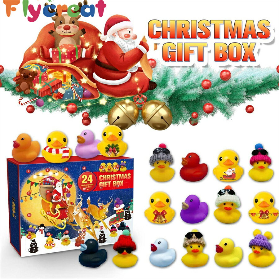 頑丈で耐久性：当社のおもちゃのアヒルはゴム素材でできており、頑丈で耐久性があり、変形しにくく、長期間使用しても損傷しにくいです。?愛らしいアヒルの外観：クリスマスをテーマにしたゴム製のアヒルは、ミニ帽子やスカーフなどのアヒルの装飾アクセサリ...