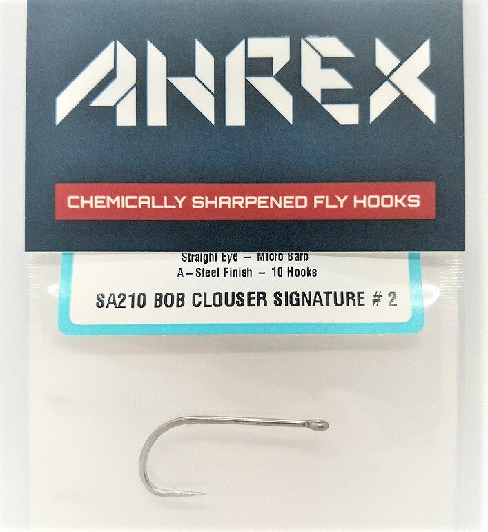 A straight eye streamer hook with the correct shank-length according to saltwater legend Bob Clouser who has been a big ...