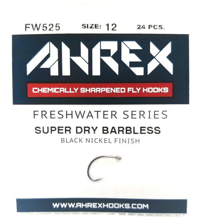 A perfect hook for emergers and parachute flies like the Klinkhammer. Available in size 8 ? 18 Black Nickel Finish Chemi...