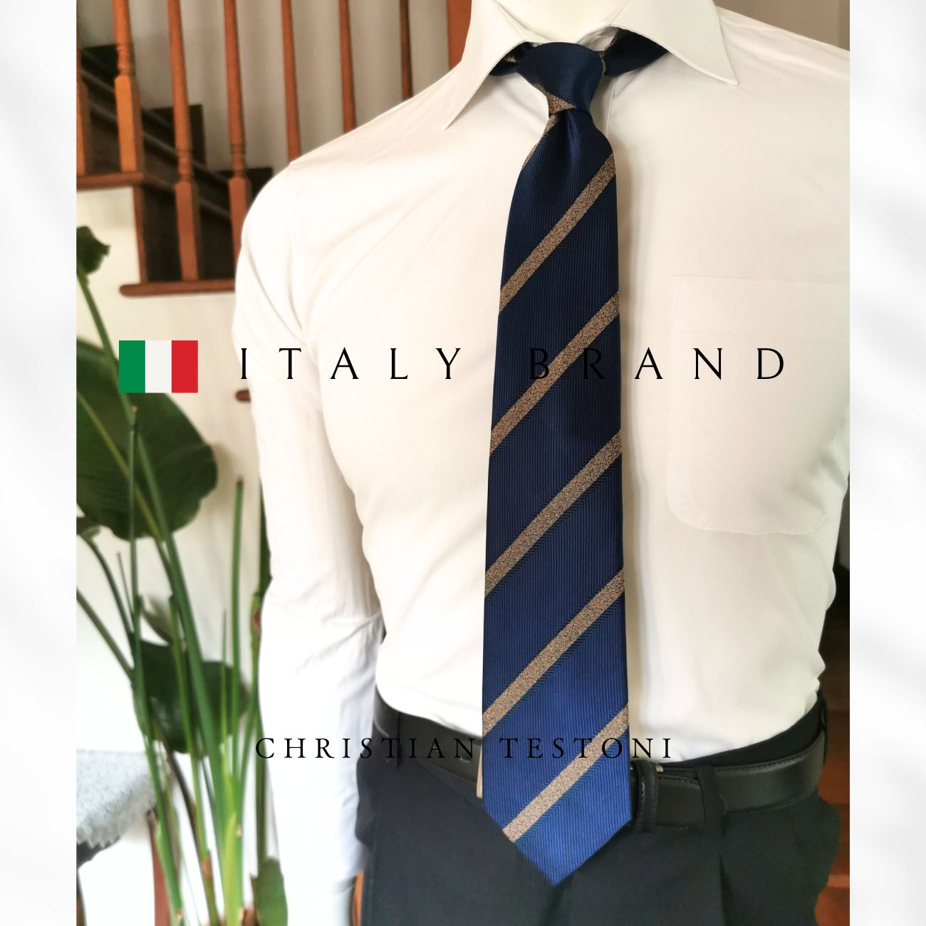 サイズ 縦143〜145センチ×幅8センチ 材　質 シルク100％ 色 ネイビー、ブラウンのストライプ柄 生産国 中国 商品説明 写真と多少の色の異なりはご了承下さい。 関連キーワード ネクタイ ブランド ネクタイシルク イタリアブランド ...