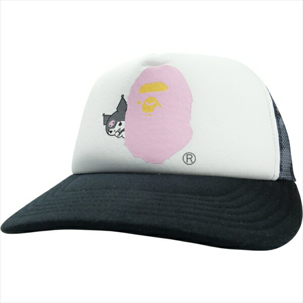 商品情報 ブランド A BATHING APE 商品名 ×Sanrio サンリオ KUROMI クロミ ABC CAMO MESH CAP BLACK メッシュキャップ カラー 黒 サイズ フリー 素材 コットン100％ 付属品 専用の保存...