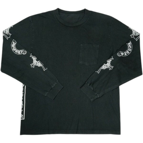 商品情報 ブランド CHROME HEARTS 商品名 SOAP & WATER LS PKT CREW T-SHIRT FUCK YOU BLACK ロンT カラー 黒 サイズ L 素材 コットン100％ 付属品 - 商品管理番号 300...