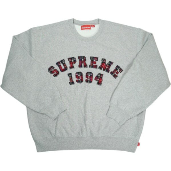商品情報 ブランド SUPREME 商品名 26SS Plaid Arc Crewneck Heather Grey クルーネックスウェット カラー 灰 サイズ L 素材 コットン77％/ポリエステル23％ 付属品 - 商品管理番号 208...