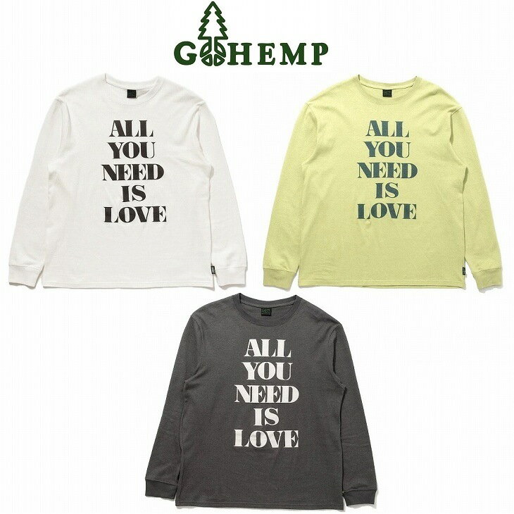 製品仕様 商品名 【送料無料】【MEN'S＆WOMEN'S】GOHEMPゴーヘンプ LONG SLEEVE TEE ロングスリーブT 10ozジャージーのプリントシリーズ ヘンプのドライタッチな肌触りにオーガニックコットンによる柔らかさ 流...