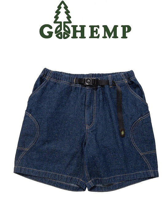 製品仕様 商品名 【送料無料】【MEN'S】GOHEMP ゴーヘンプ EXPLORER HYBRID SHORTS エキスプローラーハイブリッドショーツ 夏に最適7.5ozデニム 肌触りの良さと吸湿速乾が特性ヘンプを加えたオリジナル生地 ハ...