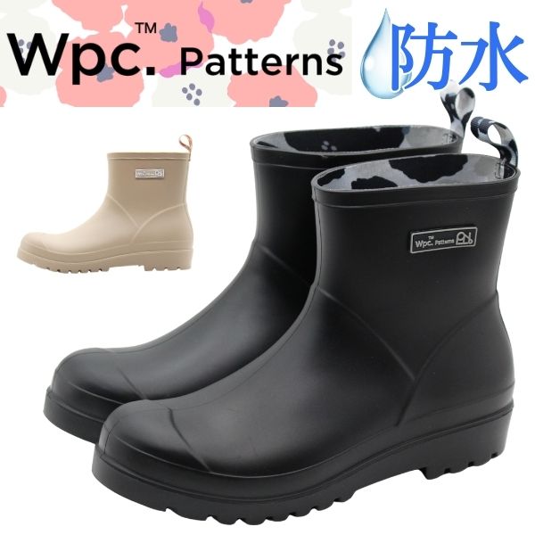 ブランド:Wpc. Patterns パターンズ商品名/品番:WPC-6915素材:アッパー：PVC、アウトソール：PVCワイズ(横幅):標準的な2E(EE)相当取り扱いサイズ:M[23-23.5cm] L[24-24.5cm] LL[25...