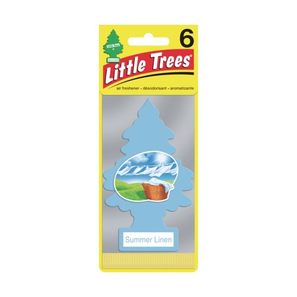 【商品詳細】 エアフレッシュナーの定番、Little Trees（リトルツリー）!! こちらはLittleTreesの同じ香りが6枚つづりになったお得用パックです!! 香りの持続力が特徴で、最初にビニールから全部あけずに上に切り込みをいれて...