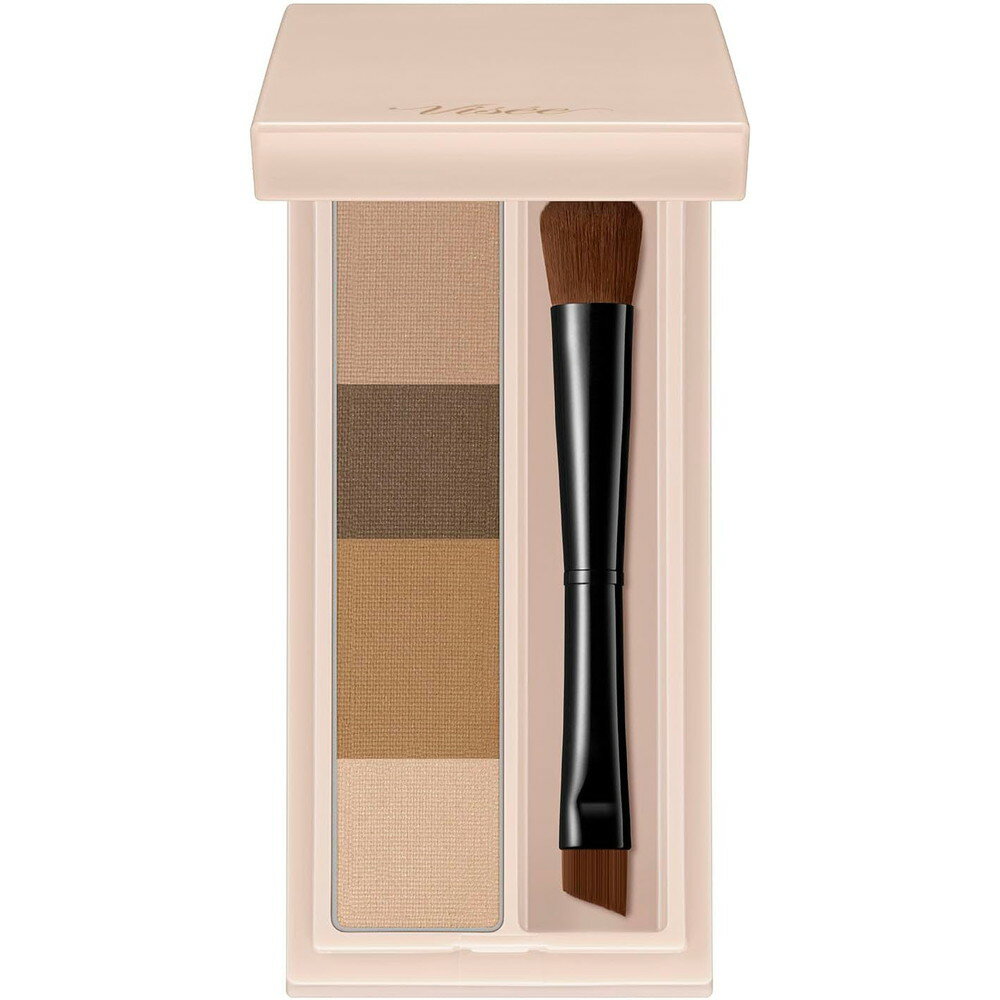 【商品詳細】 ●4色でふんわり抜け感眉に仕上げるアイブロウパウダー。 ●上の色から順に使うだけで、簡単にこなれ眉が完成。 【販売名】ヴィセ フラッフデザイン アイブロウパウダー 【使用方法】 A・B・C・Dの順にお使いください。 (A)太い...