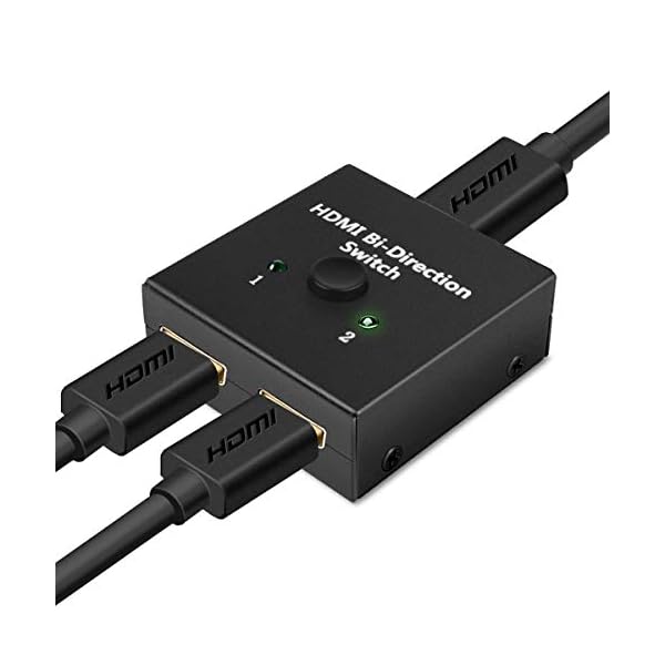 【送料無料】【4K安定版】HDMI 切替器 4K 60HZ hdmi Ver2.0 セレクター 1入力2出力/2入力1出力 双方向 HDCP 2.2 手動 切り替え PS4 Pro DVDプレーヤー HDTV対応ブランド色ブラックモデルJP...