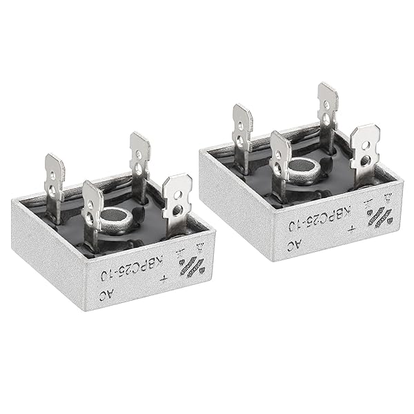 【送料無料】KBPC25-10せいりゅうダイオード ブリ ッジせいりゅう器50A 1000V電子シリコンダイオード2個 交りゅう電力を直りゅう電力に変換 ホワイトブランド色ホワイトモデル商品説明【商品概要】仕様：サイズ：29x29x22.5...