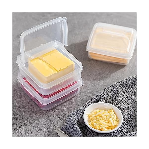 【送料無料】3個入り チーズ収納ボックス、ハム保存容器、バター収納ケース、スライスチーズ蓋付きチーズコンテナ、冷蔵庫保存容器、透明容器ブランド色モデル-018商品説明【商品概要】【多目的】チーズスライスボックスはあらゆる機会に適しており、バ...