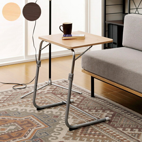 商品情報商品名 フォールディングサイドテーブルサイズ本体：幅555×奥行390〜460×高さ565〜890mm　　　　　天板サイズ：幅500×奥行400mm　　　　　折りたたみ時：幅555×奥行50×高さ630mm仕様天板：MDF（15mm...