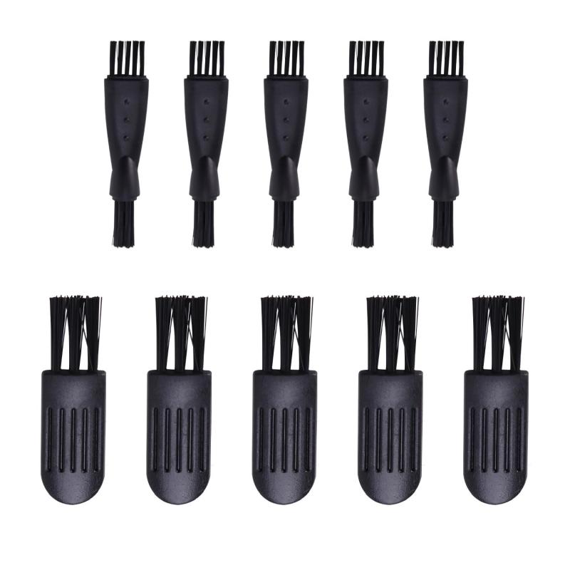 SaveSooo 髭剃り 10本のカミソリブラシ交換用 多機能トリマークリーニングブラシ 電気シェーバークリーニングブラシ【パッケージ内容】ダブルブラシが5つ,小さなブラシが5つ,全部で10個入りです【素材】高品質のナイロンとABSで作られ...