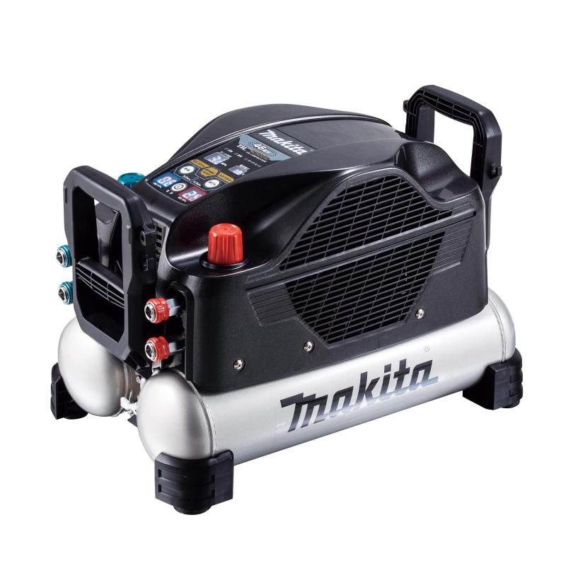 マキタ(Makita) エアコンプレッサ（黒） AC500XLB高効率運転と優れた耐久性＆低騒音、Air naviモード搭載「シン・コンプ」作業に合わせて、タンク内圧力を自動調整。効率の良い運転と、高耐久を両立。シーンに合わせて速打ち、静音...