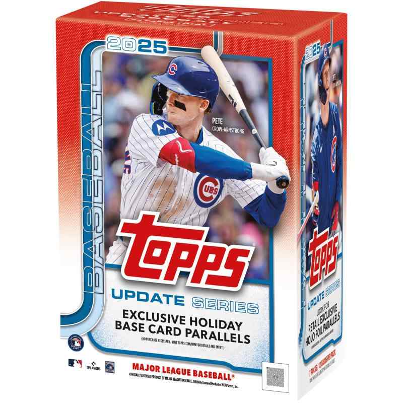 2025 Topps Updates Baseball - VALUE12 Cards per Pack, 7 Packs per Box Look for Exclusive Holiday Parallels