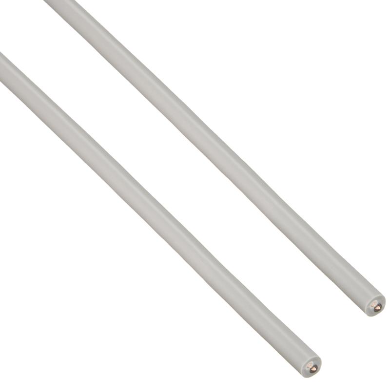 ビニルキャブタイヤケーブル 1.25mm2×2芯 20m_VCTF1.25X2 20M 04-4340 オーム電機使用電圧:300V以下許容電流:12Aケーブル長:20m