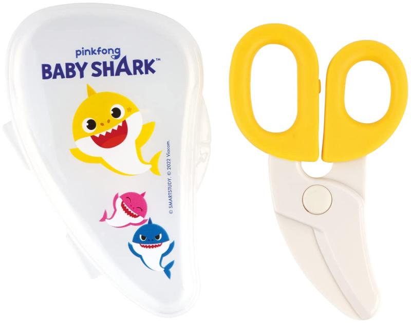 スケーター (skater) キッチンはさみ 離乳食 フードカッター ベイビーシャーク BFC1-Aサイズ:ハサミ＝約8×11.3cm ケース＝約8×12.7cm素材・材質:ハサミ本体＝ABS樹脂 ハンドル＝エラストマー樹脂 ケース＝ポリプ...