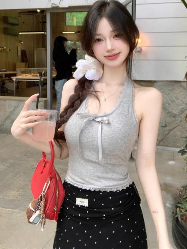 ・スタイル: 性感・カテゴリ: トップス・フィット感: 修身型・衣丈: 普通・柄: 無地・流行要素: 拼接、蕾丝、花边、露肩・主な素材: ポリエステル90-95%、スパンデックス30%以下・カラー展開: 白色、黒色、红色、灰色、黄色・サイズ...