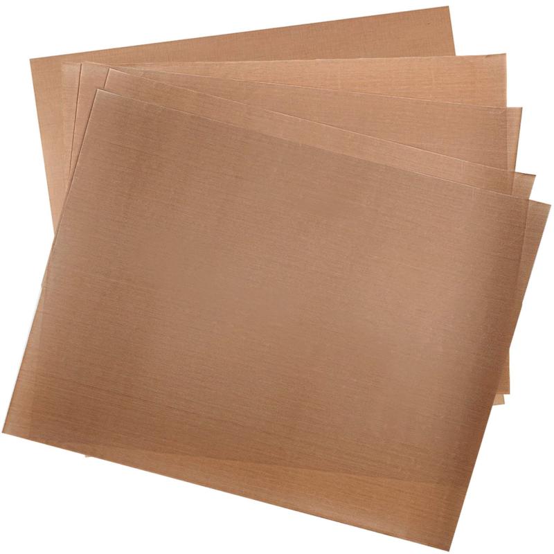 KEWAYO 5枚 クラフトマットシート テフロンシート 耐熱性・耐久性40×60cm再利用可能無漂白サイズ：60cm×40cm 耐熱温度 （-150℃～270℃） 非粘着性、低摩擦性をあわせ持ち、その表面に付着する物質はほとんどありません...