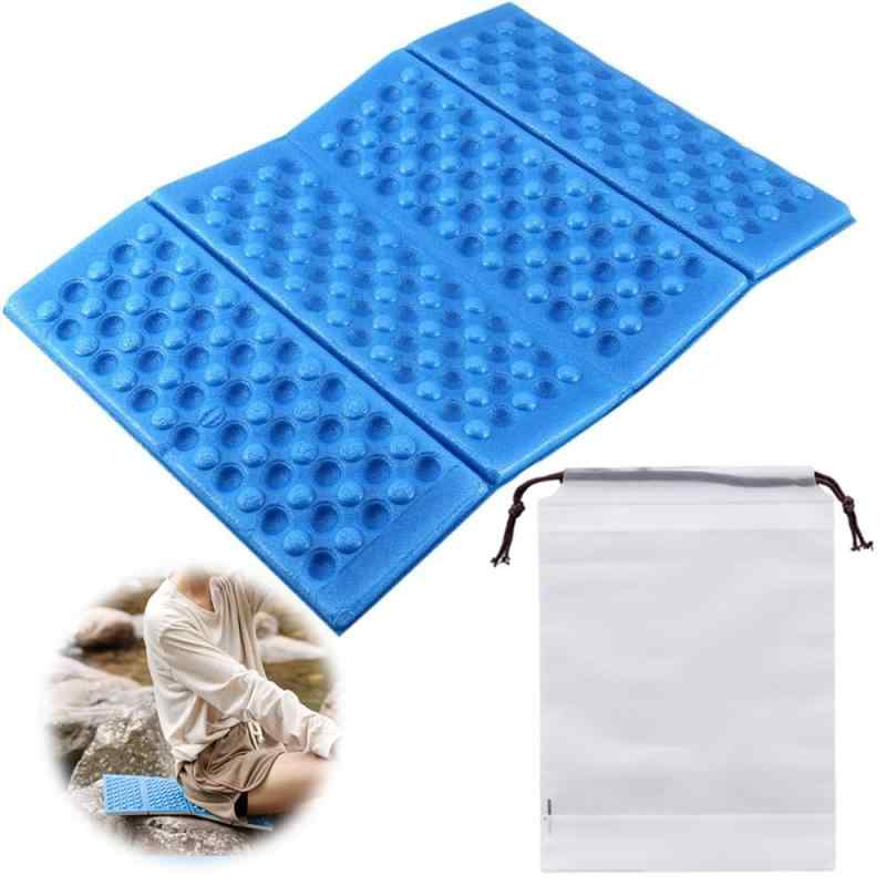 折り畳み 座布団 アウトドア マット クッション レジャーマット 折りたたみ アルミ レジャーマット キャンプ 座布団 クッション 防水 超軽量 断熱 野外 登山 キャンプ 公園用 （1*青）携帯便仕様：青色アルミフィルムマット1枚+ドロー...