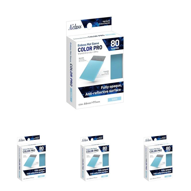 アクラス ザラザラマットスリーブPro ソラ 本体サイズ66×91mm, 370987