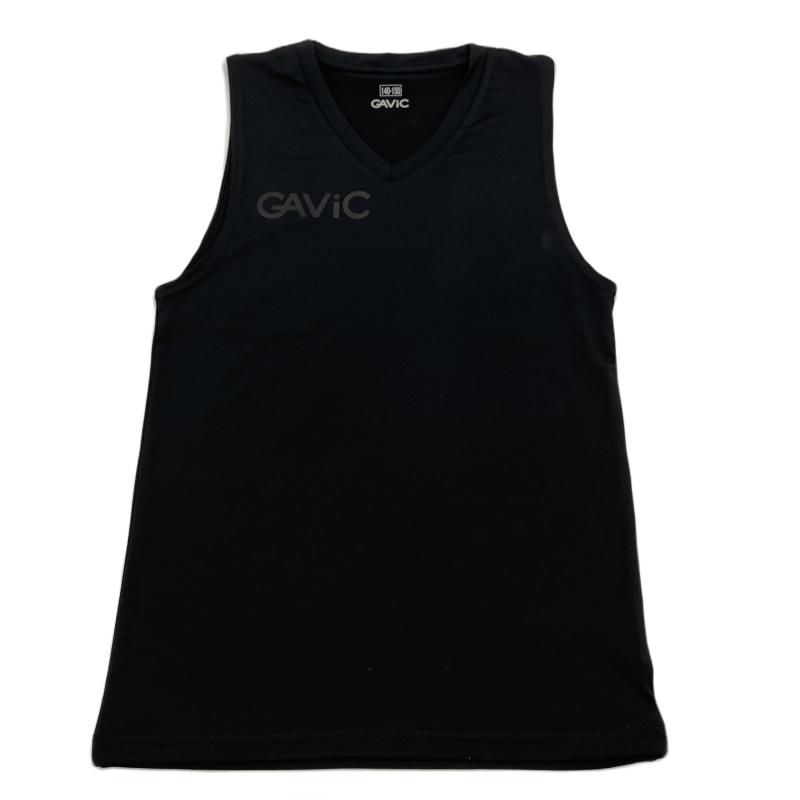 [ガビック] ストレッチ インナーシャツ ジュニア Vネック ノースリーブブラック GA88054WAYストレッチ機能のインナーシャツ。Vネック、ノースリーブ。サイズ目安：130-140サイズ（身長125-145cm/胸囲61-72cm）1...