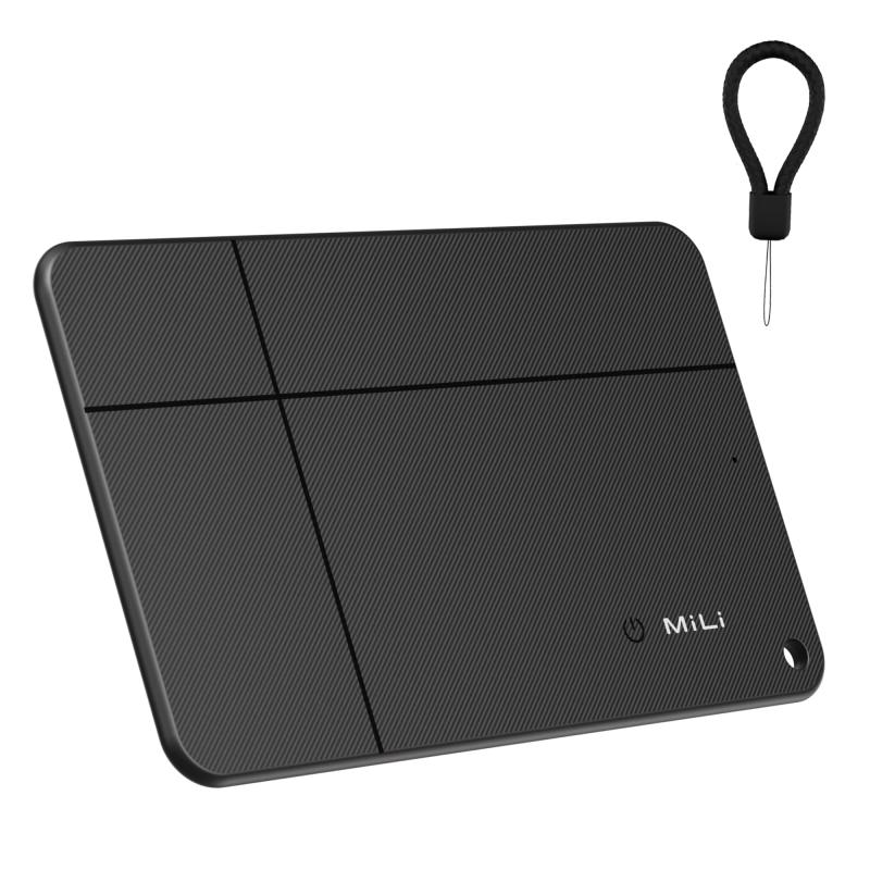 MiLi MiCard アンドロイド iOS スマートタグ エアタグ カード型、NFC名刺共有機能付き、Android/iOS対応、紛失防止タグ 充電式、財布・荷物用【Android &amp; iOS対応】MiCardはGoogle「Fi...