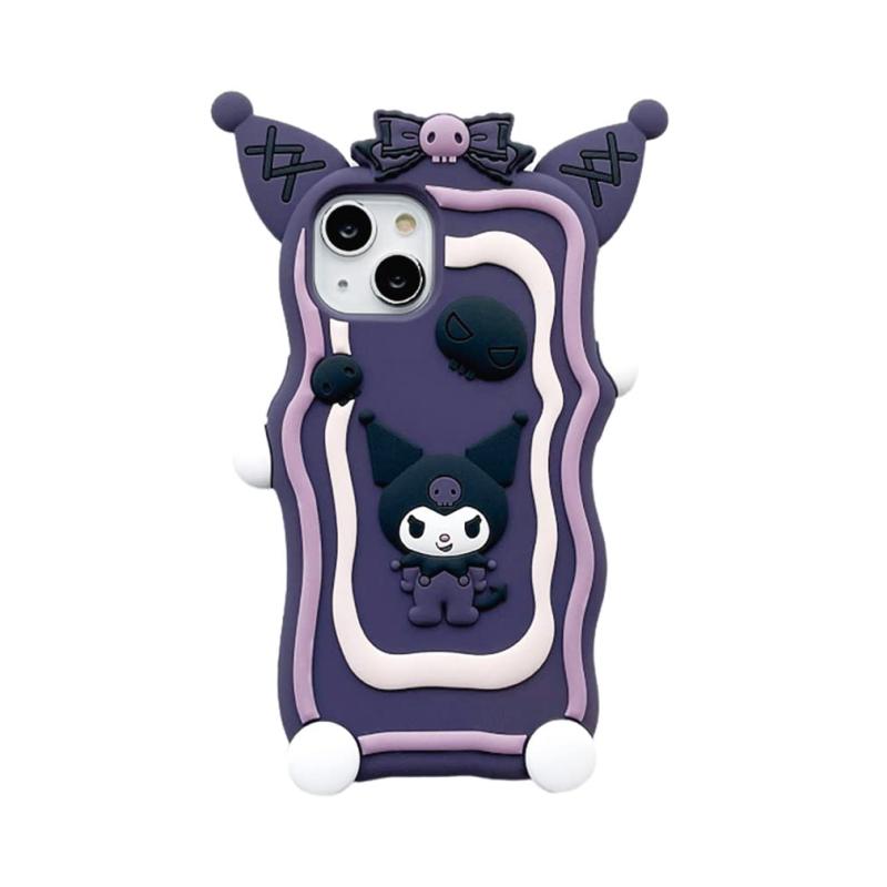 [GREDINO] iPhone 14 用 ケース クロミ スマホケース iphone 11 适用 全機種対応 シリカゲル すり傷防止 指紋防止 耐衝撃 サンリオ iphone 13 ケース 携帯保護カバー 薄型 ソフト 軽量【デザイン】：...