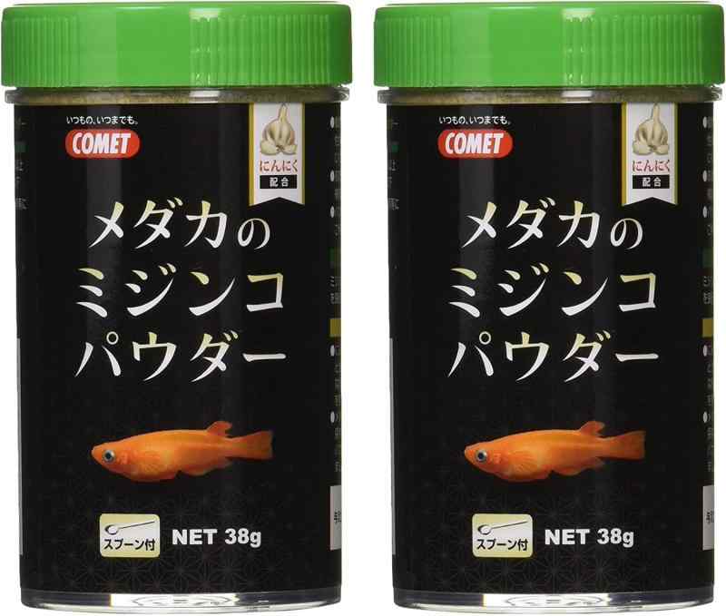 コメット【2本セット】【メダカのおやつ 天然フード】メダカのミジンコパウダー38グラム本体サイズ (幅X奥行X高さ) :4.6×4.6×8.3cm本体重量:0.038kg原産国:台湾(台湾省/中華民国)