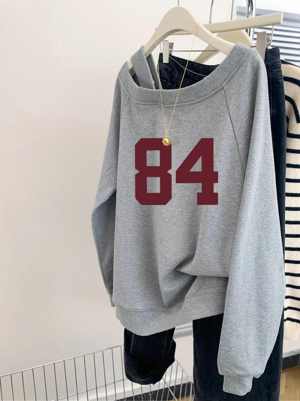 ・カテゴリ: Tシャツ・スタイル: 通勤風・主な素材: ポリエステル50%以上・パターン: 文字・デザイン: 斜肩・袖丈: 長袖・加工: プリント・フィット: ルーズ・着丈: 中長・ネックライン: クルーネック・袖型: 通常・カラー展開: ...