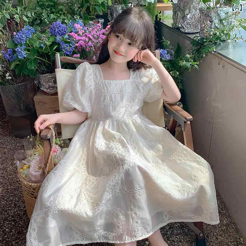・カテゴリ: 連衣裙・スタイル: 韓版・主な素材: 莱赛尔80%・袖丈: 短袖・柄: その他・要素: 可愛・カラー展開: 米白色・サイズ展開: 110cm、120cm、130cm、140cm、150cm、160cm、170cm・対象: 女児...