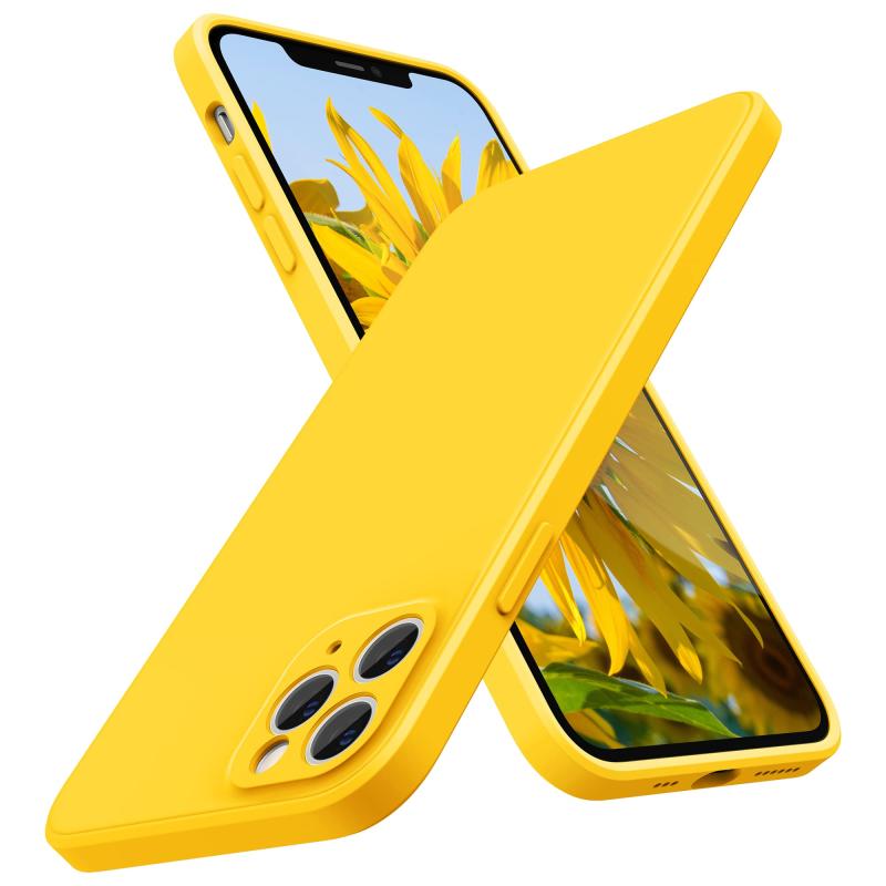 SURPHY iPhone 11 Pro シリコンケース 直辺 5.8インチ対応(2019) 各レンズの個別保護 耐衝撃 防指紋 超軽量 全面保護 カバー ソフト ワイヤレス充電対応🍡【直辺デザイン】直辺iphone 11 ...