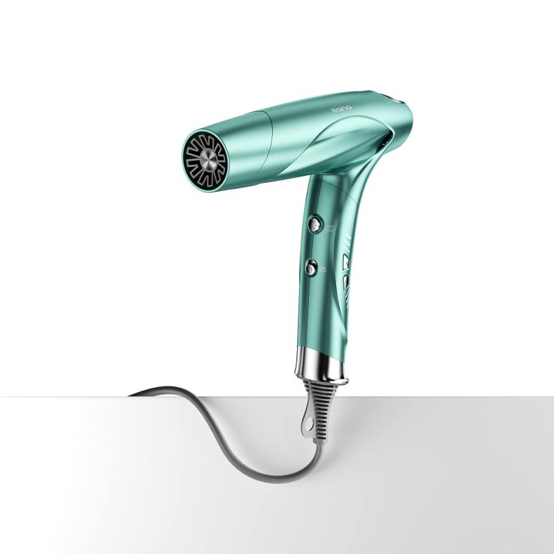 llano ドライヤー 大風量 高風速 2022新登場 サロン級 速乾 ヘアドライヤー 中和イオン&amp;温冷リズムモード搭載 熱ダメージ抑制 プラス・マイナスイオン発生器 折り畳み式 コンパクト 高速