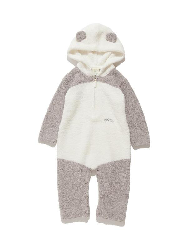 [ジェラート ピケ] BABYパウダーアニマルロンパース PBNO259025素材:本体:ポリエステル100%/リブ部分:ポリエステル99%、ポリウレタン1%サイズ表記:70,着丈:62cm,バスト:60cm,袖丈:27cm,肩幅:24.5...