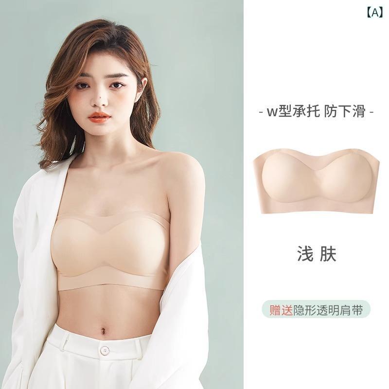 ・機能: 寄せ、無痕、通気、美背、快適、大露背、側収、副乳収納・主な素材: ナイロン70%未満、ポリウレタン30%以下・スタイル: 背心式、高級感・ワイヤー: なし・カップタイプ: 全カップ、薄型カップ・肩ストラップ: 固定二本・パッド: ...